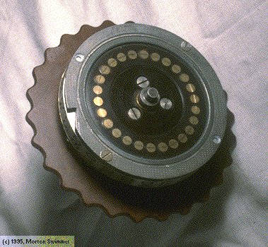 The Enigma Machine: detail of rotor contacts